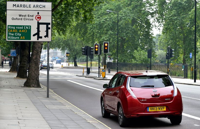 New electric vehicle charge for congestion zone in 2026