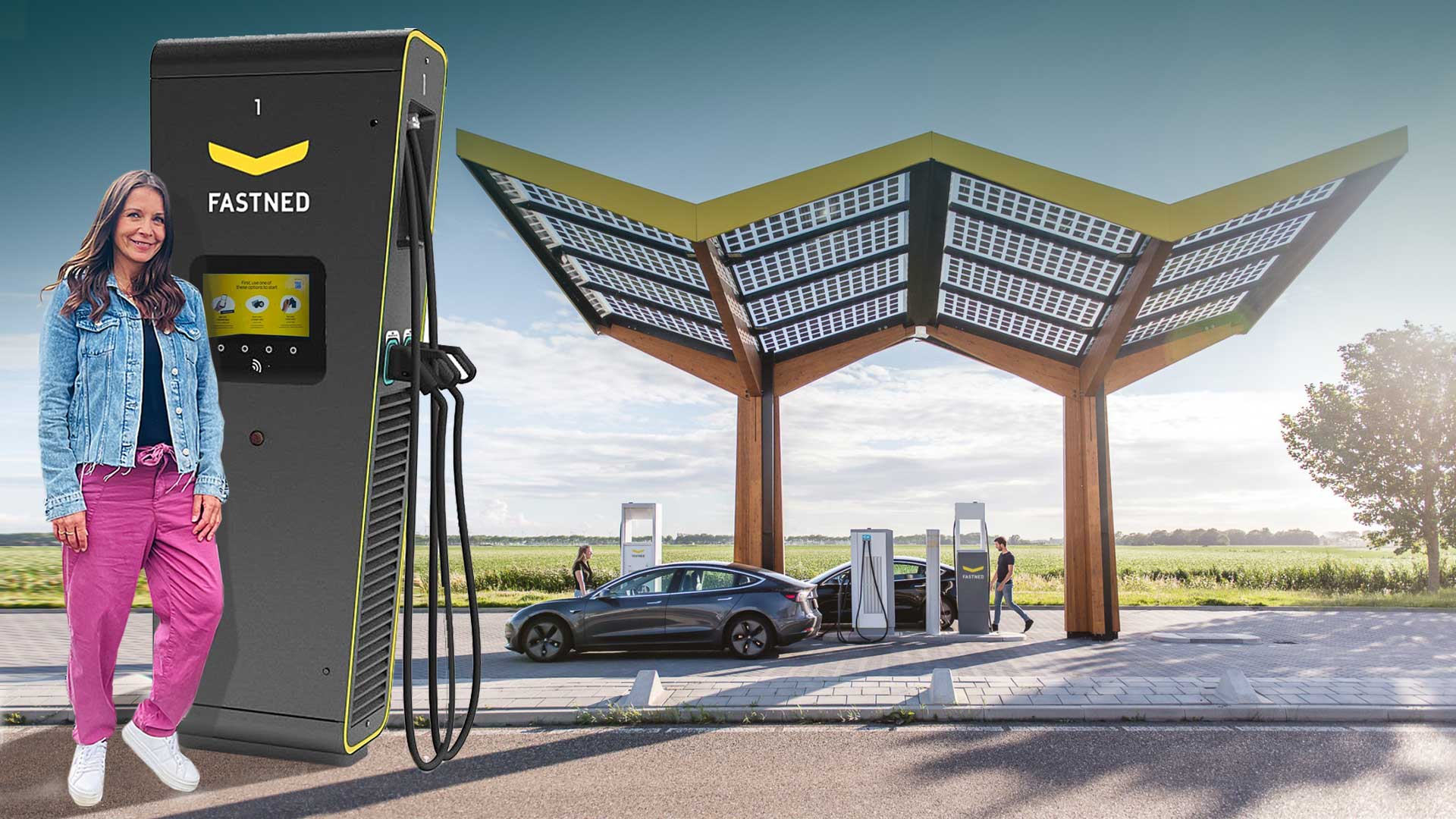How to use a FastNed electric car charging station | Electrifying