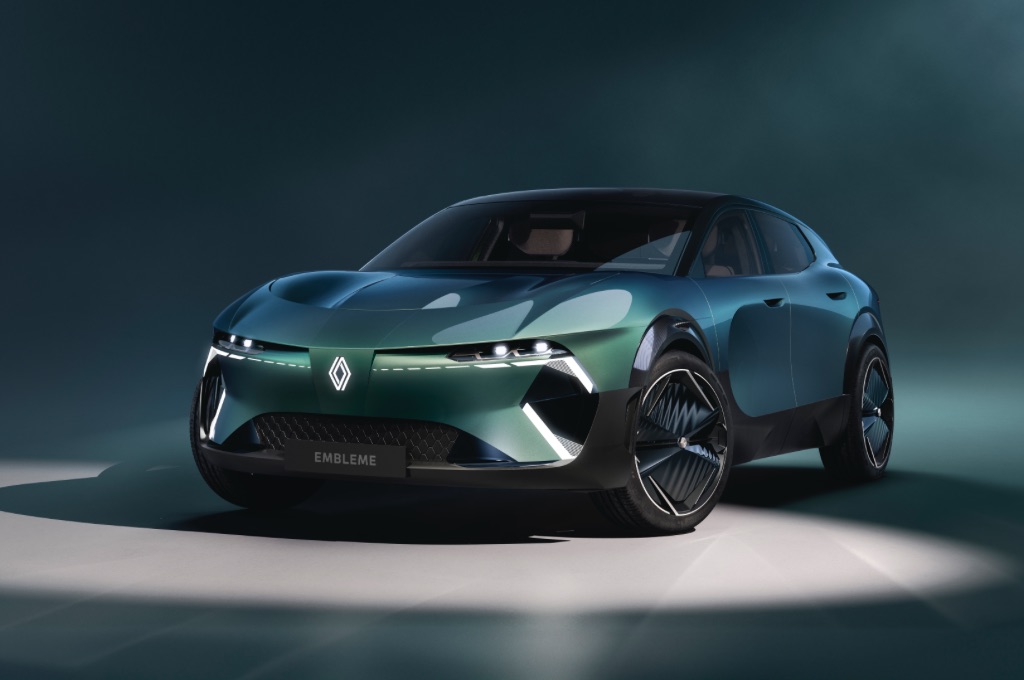 Renault Embleme concept: battery and fuel cell power give 600+ mile ...