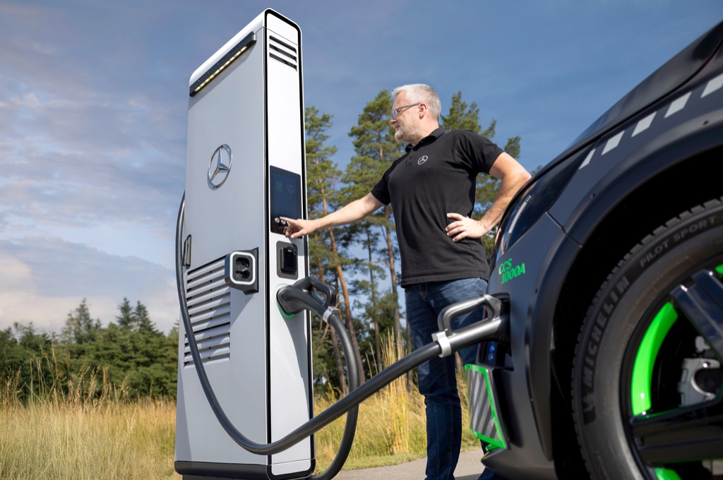 Mercedes trials 1,000kW charging for 10 min top ups
